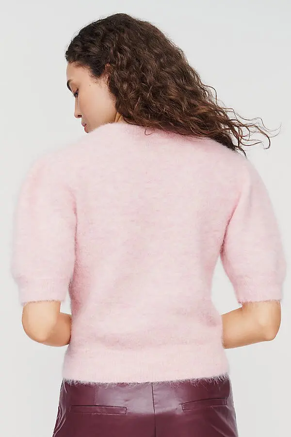 THE WOLF GANG Elena Wool Blend Cardigan