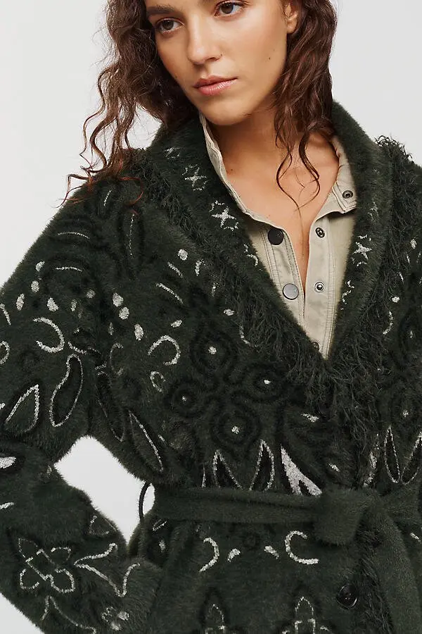 NVLT Prted Belted Jacket