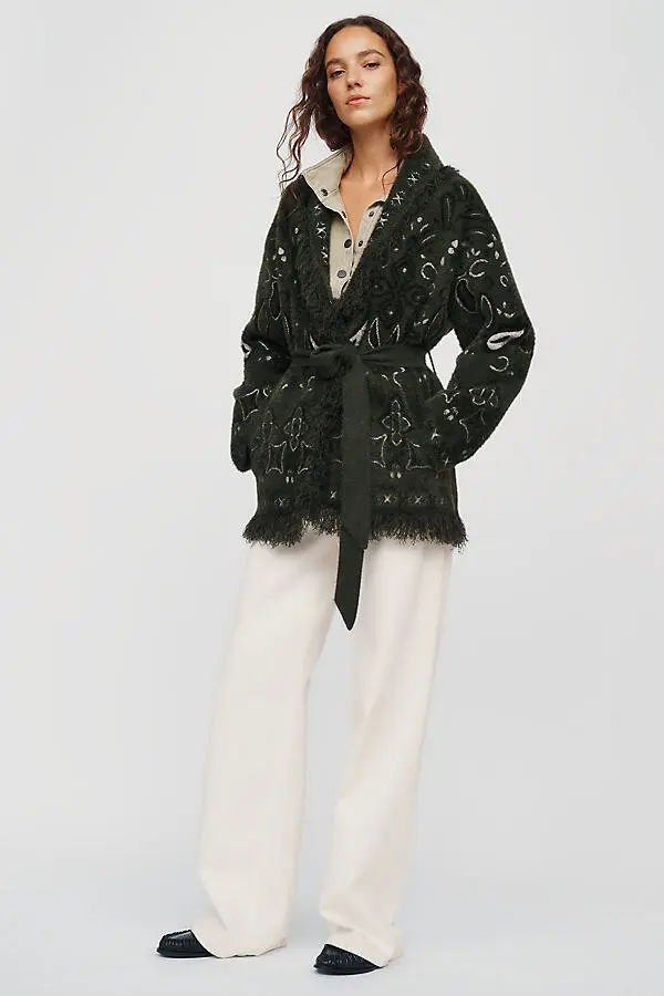 NVLT Prted Belted Jacket