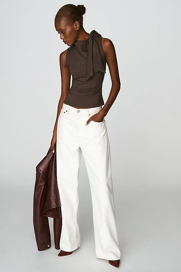 Maeve Tie Neck Tank Top