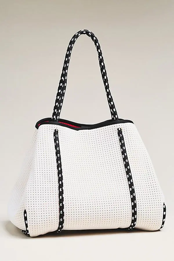 POP UPS BRAND Pop Of Color Everyday Tote - Black & White Pattern