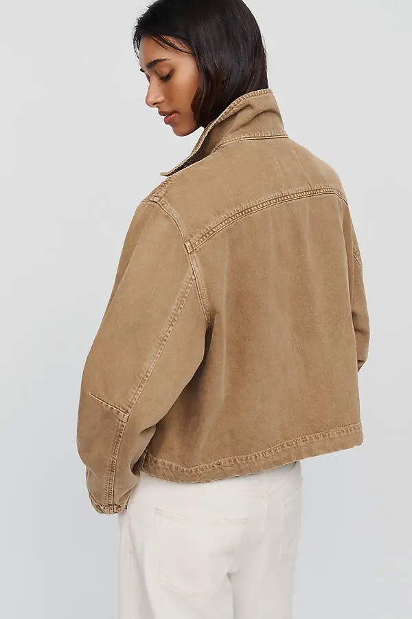 Citizens Of Humanity 100% Cotton Funnel Neck Barn Jacket
