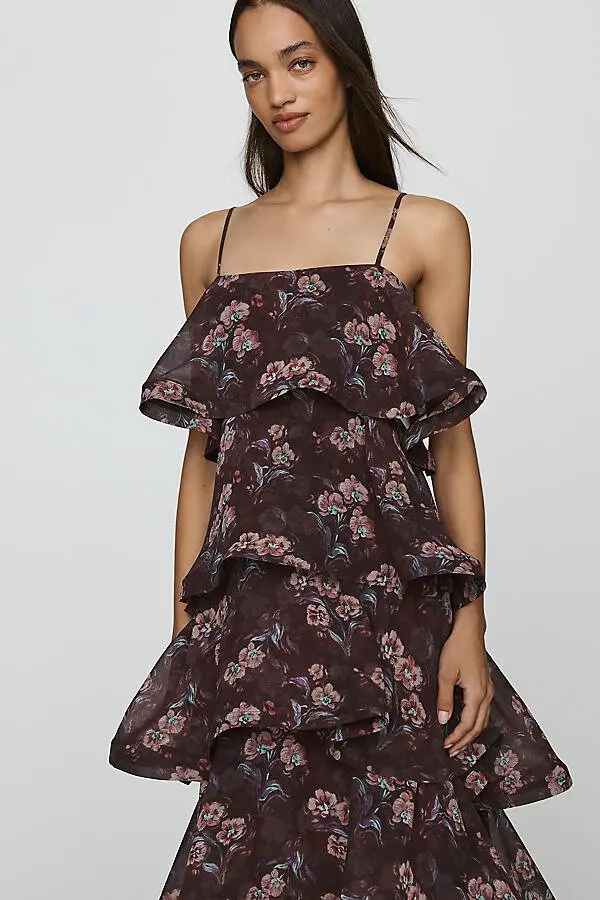 ELLIATT Rosaria Tiered Maxi Dress
