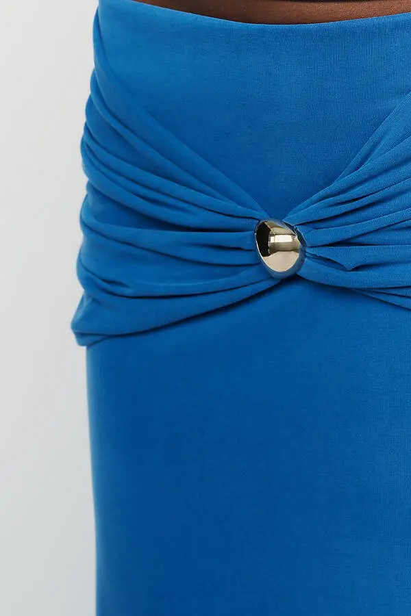 Anthropologie Draped Midi Skirt
