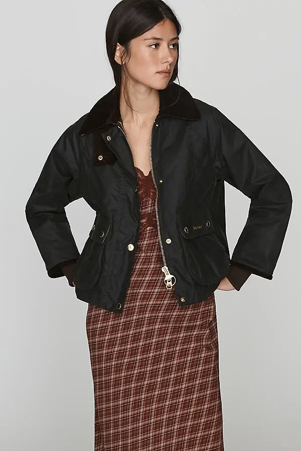 Barbour 100% Cotton Cropped Beadnell Jacket