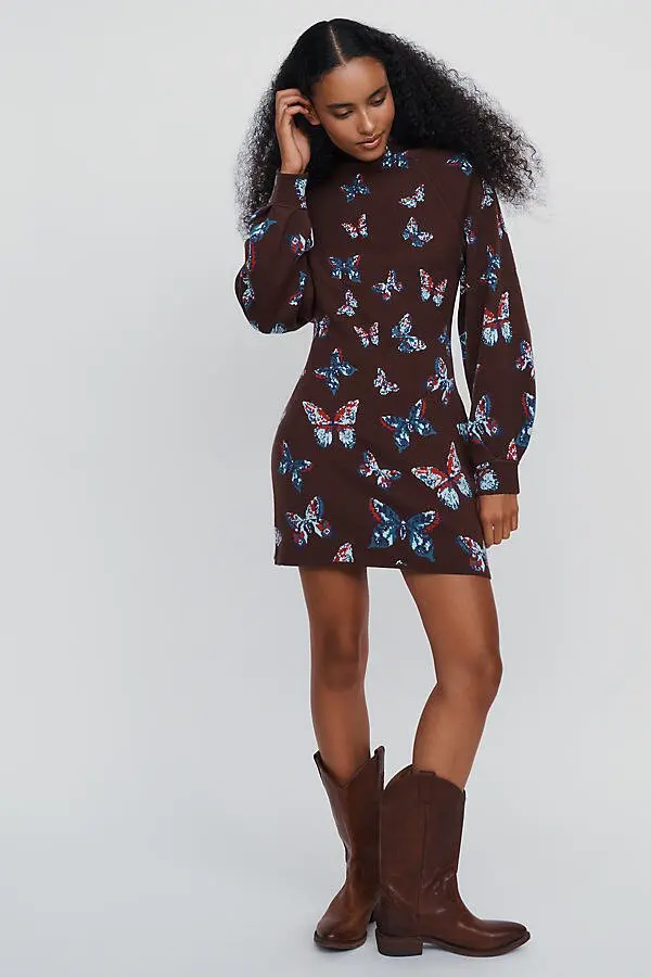 Anthropologie Shift Sweater Dress