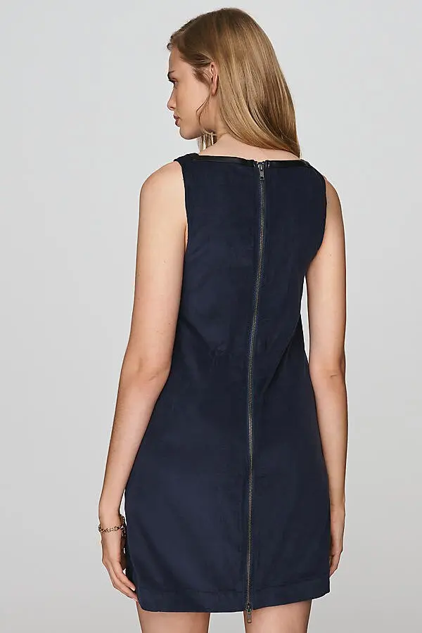 Maeve 100% Cotton Corduroy Shift Dress
