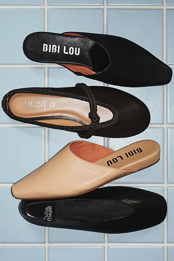 SILENT D Botanic Mary Jane Flats - Chocolate