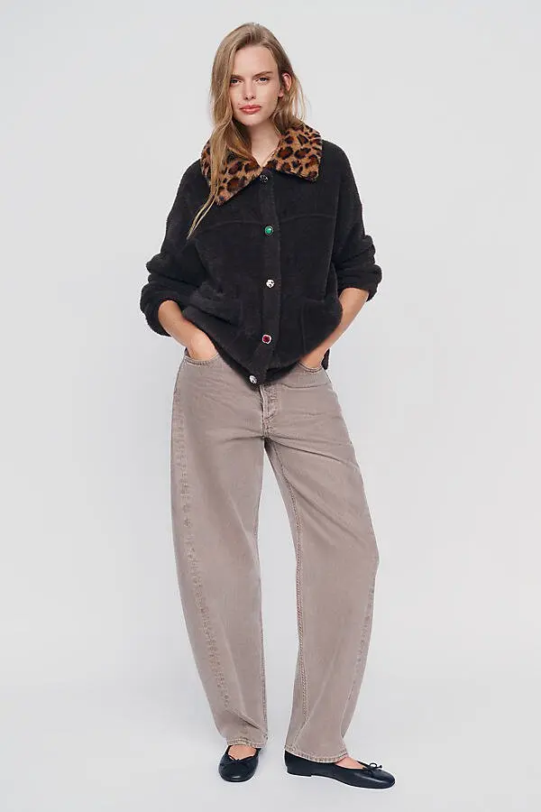 NVLT Cash Eyelast Knit Bomber Jacket - Espresso