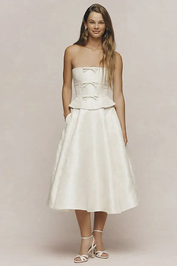 V. CHAPMAN X Weddgs Carolena Midi Skirt