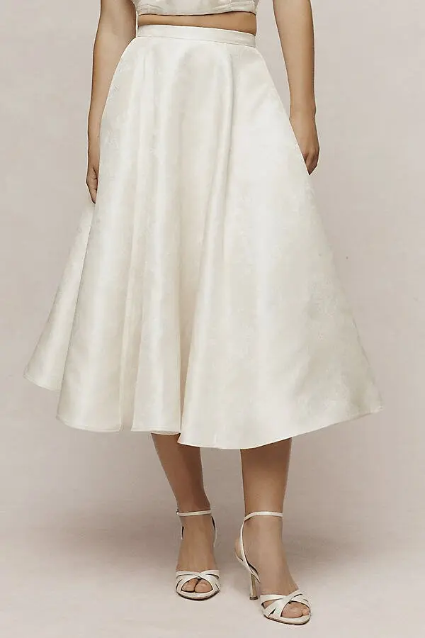 V. CHAPMAN X Weddgs Carolena Midi Skirt