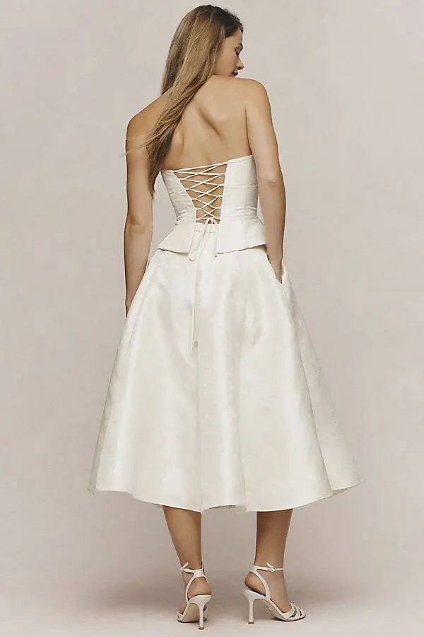 V. CHAPMAN X Weddgs Carolena Midi Skirt
