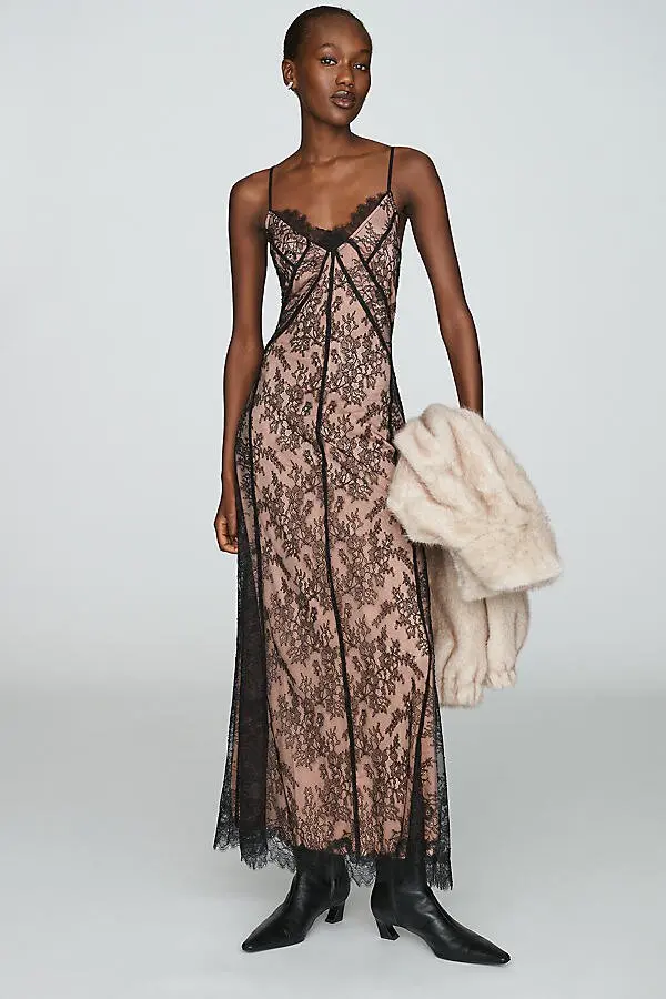 Anthropologie Lace Midi Dress