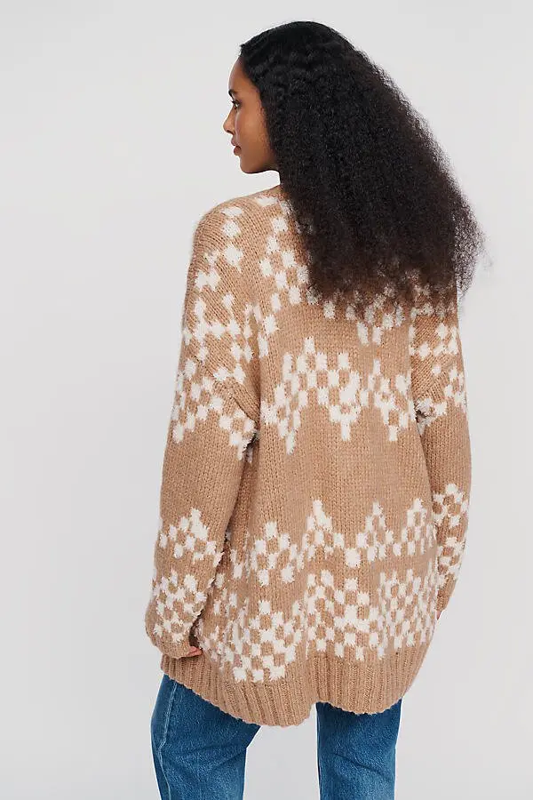 PILCRO Wool-blend Overd Cardigan