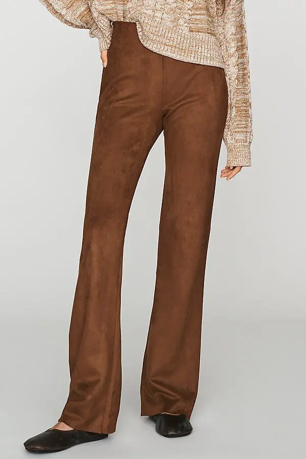 Sanctuary Sashay Faux Suede Legggs - Cocoa