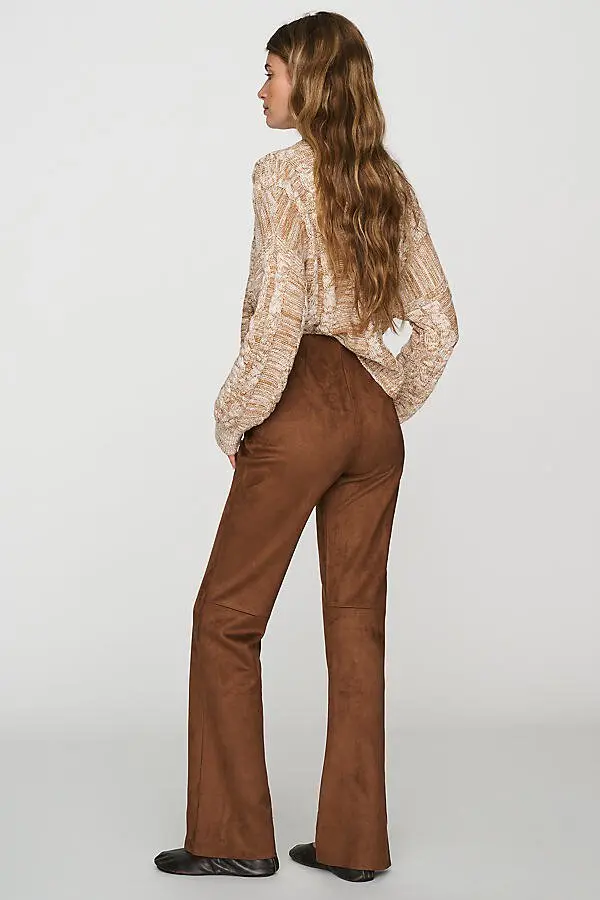 Sanctuary Sashay Faux Suede Legggs - Cocoa