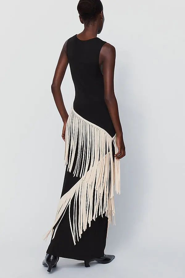 SIMONMILLER Spiral Knit Maxi Dress