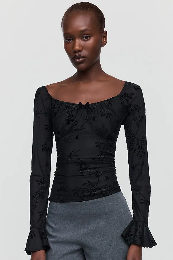 Astr The Label Belsie Top