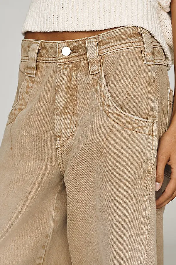 PILCRO Kenny High Rise Tapered Barrel Leg Jeans