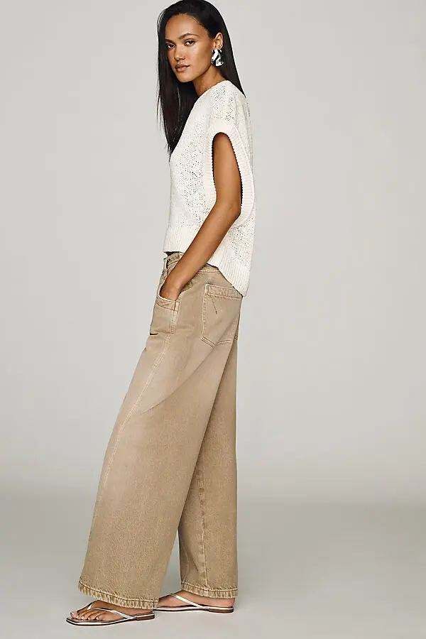 PILCRO Kenny High Rise Tapered Barrel Leg Jeans