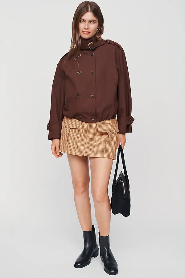 Maeve Houndstooth Mi Skort