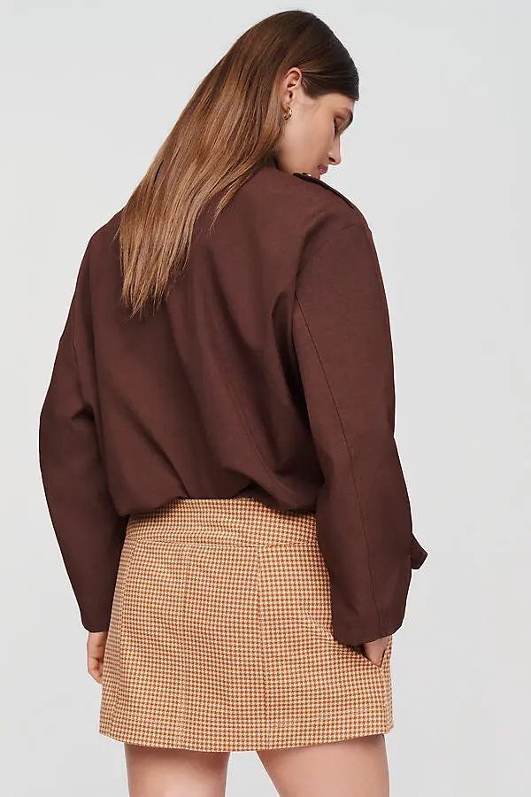Maeve Houndstooth Mi Skort