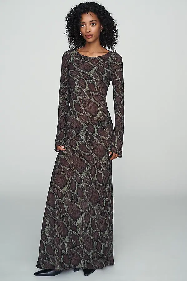 AFRM Jetta Maxi Dress - Grey