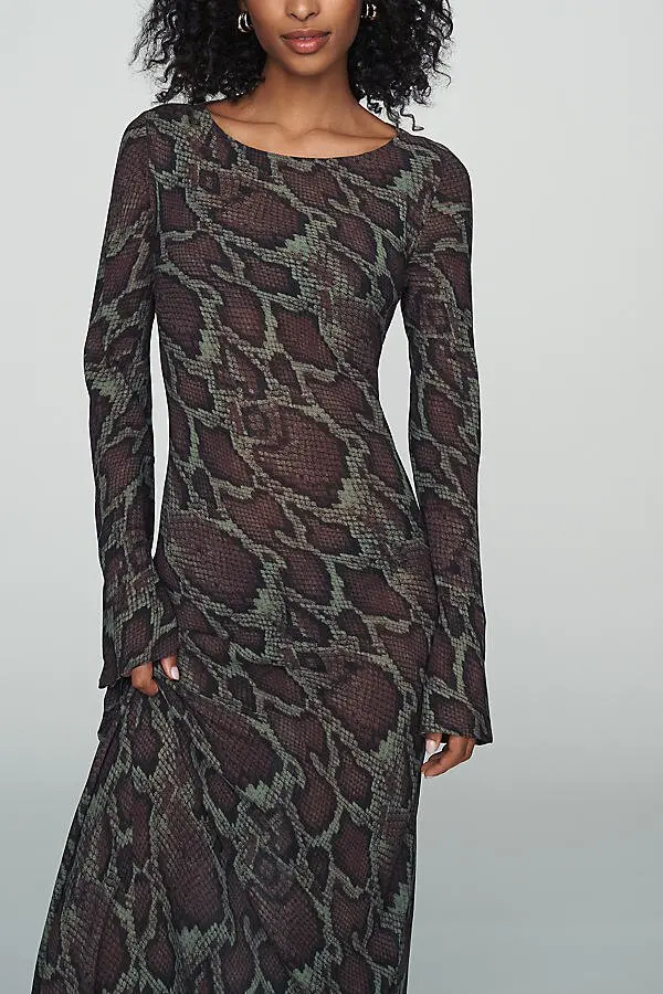 AFRM Jetta Maxi Dress - Grey