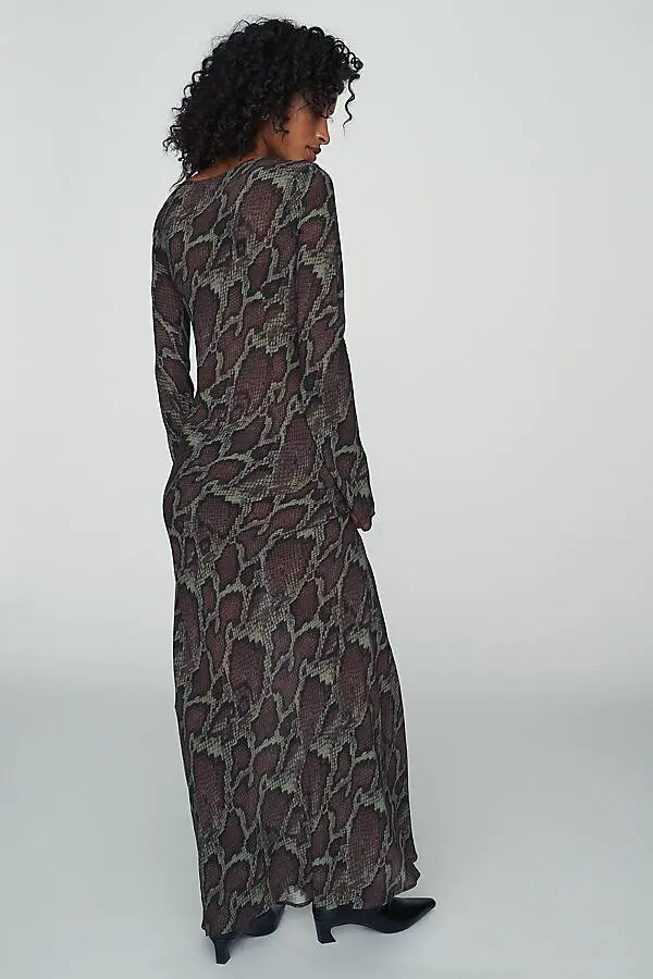 AFRM Jetta Maxi Dress - Grey