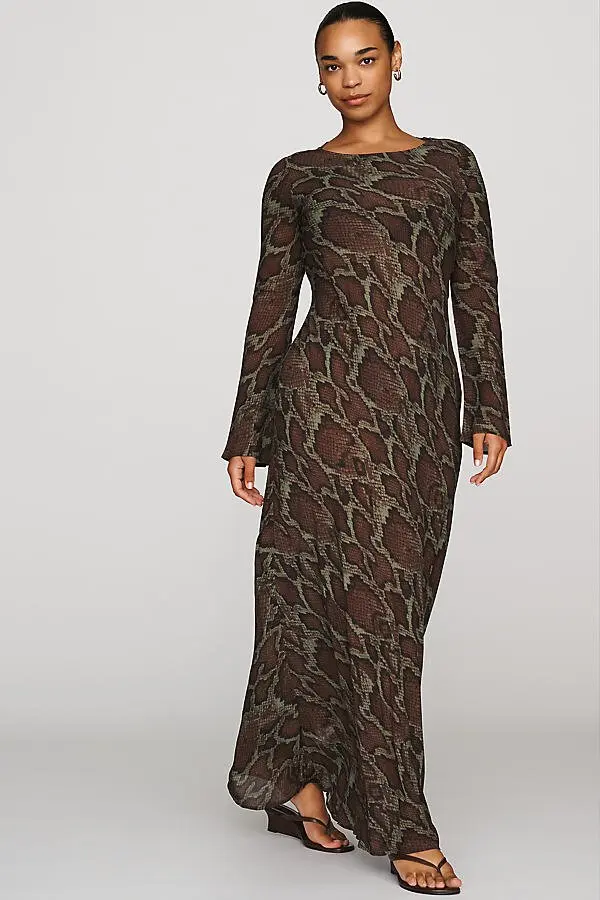 AFRM Jetta Maxi Dress - Grey