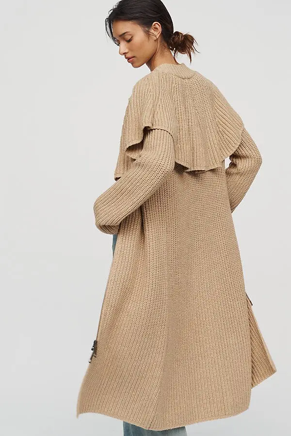 Maeve Long Capelet Duster