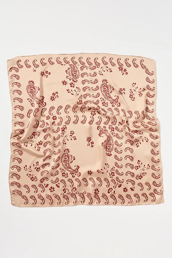 Anthropologie Hair Scarf And Barrette - Tan