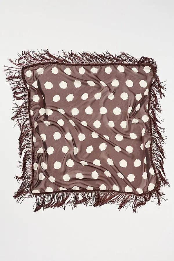 Anthropologie Hair Scarf And Barrette - Tan