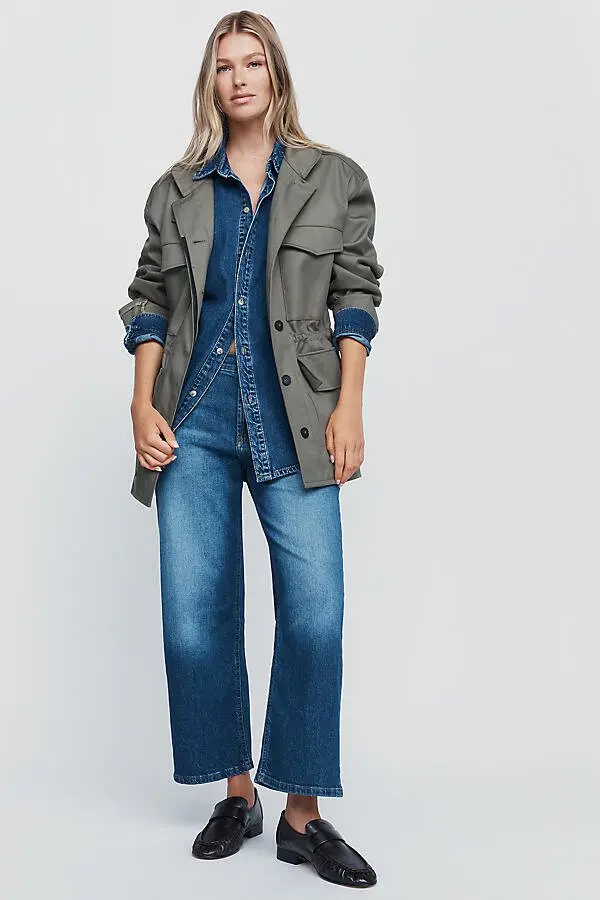 PILCRO Edie High Rise Straight Leg Jeans