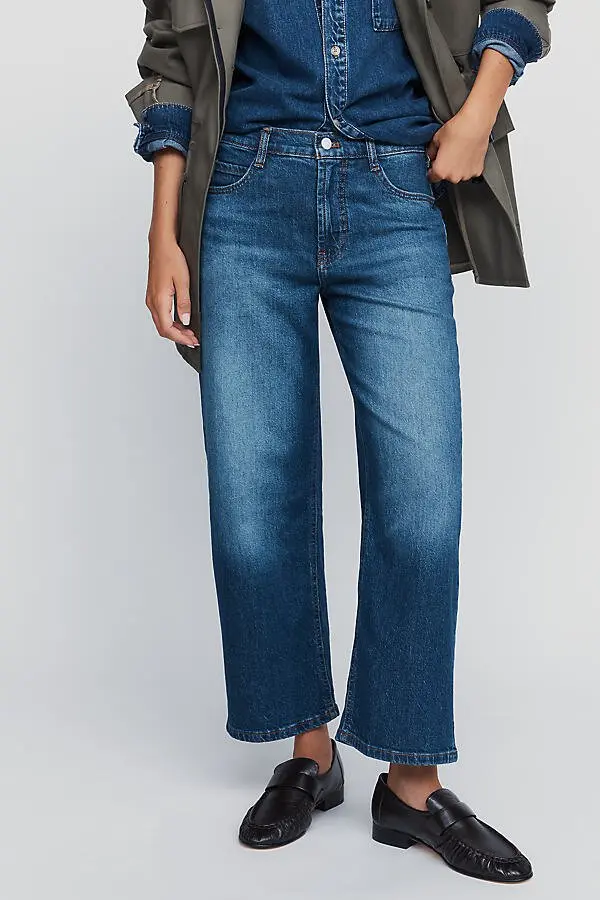 PILCRO Edie High Rise Straight Leg Jeans