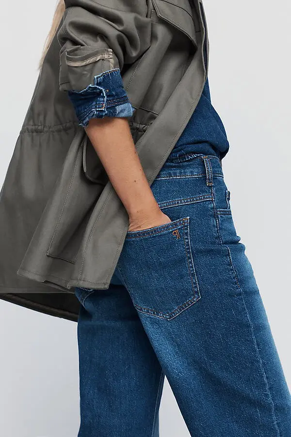 PILCRO Edie High Rise Straight Leg Jeans