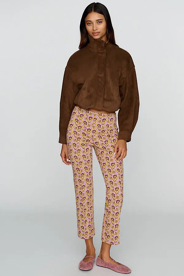 Maeve Poppy Kick Flare Pull On Pants