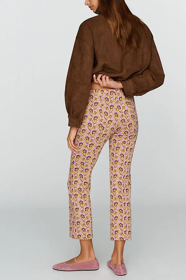 Maeve Poppy Kick Flare Pull On Pants