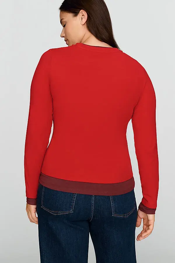Maeve Double-layer Top - Brown