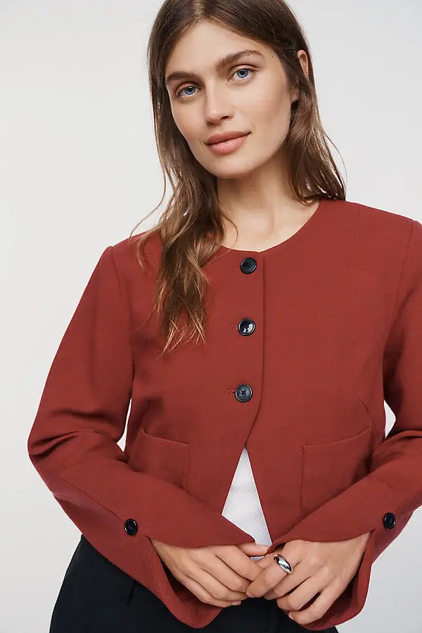 Anthropologie Wool Blend Jacket