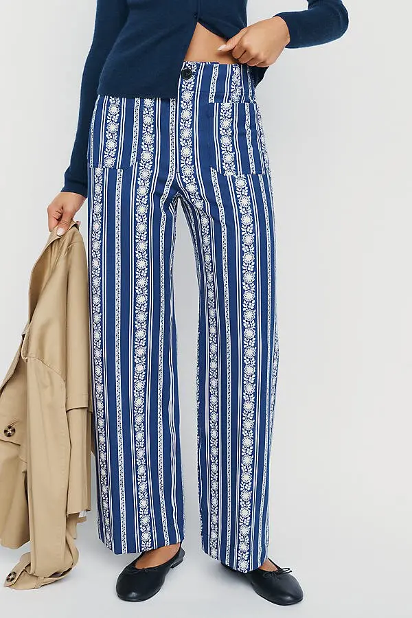Maeve Colette High Rise Full Length Ponte Pants