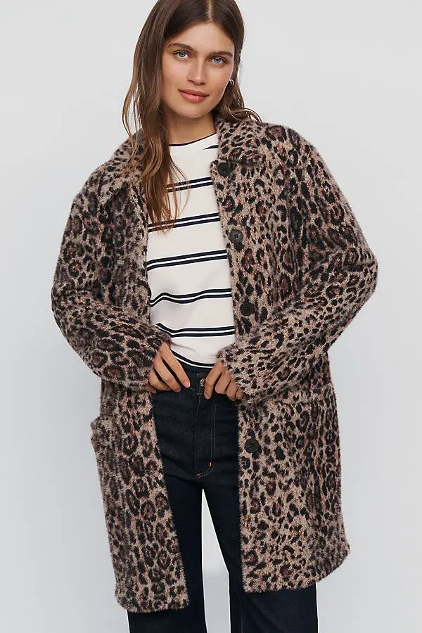 Sanctuary Upside Faux Fur Jacket - Cocoa Kitty