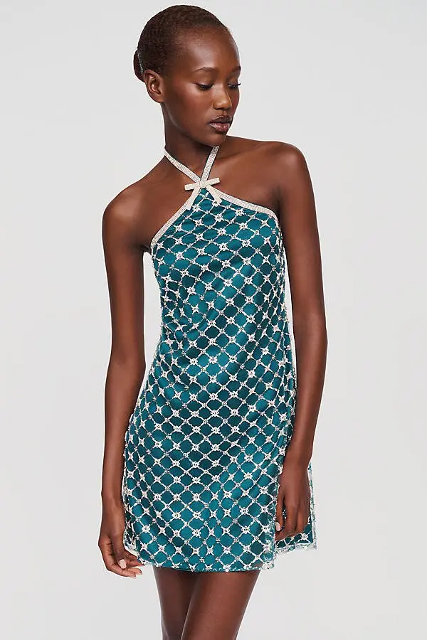 Saylor Cna Halter Mi Dress