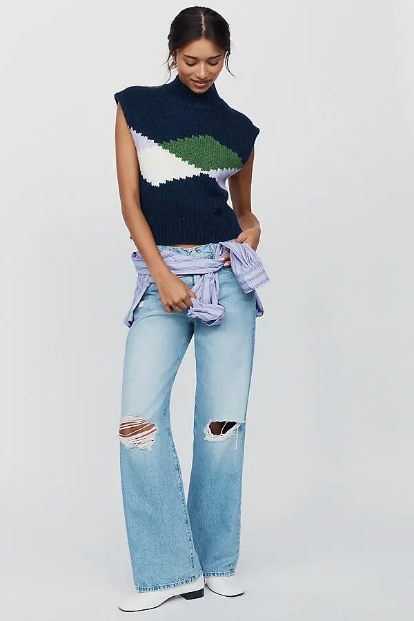 Maeve Chunky Sweater Vest
