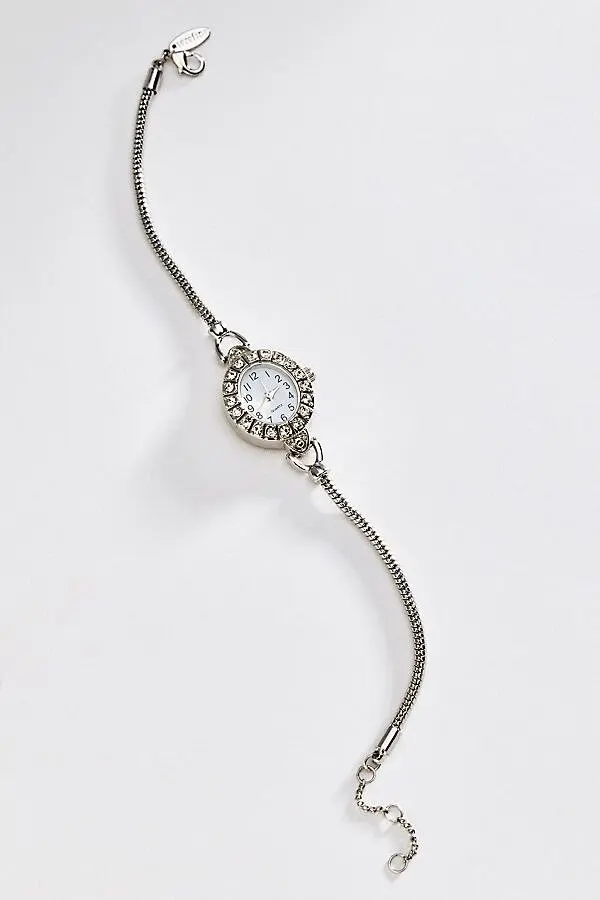Anthropologie Circle Glitz Wrap Watch