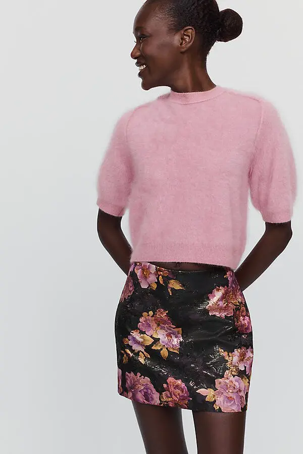 Hemant & Nandita Floral Mi Skirt