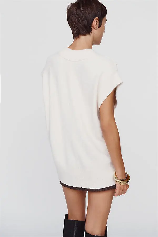 Maeve Overd V-neck Sweater Vest