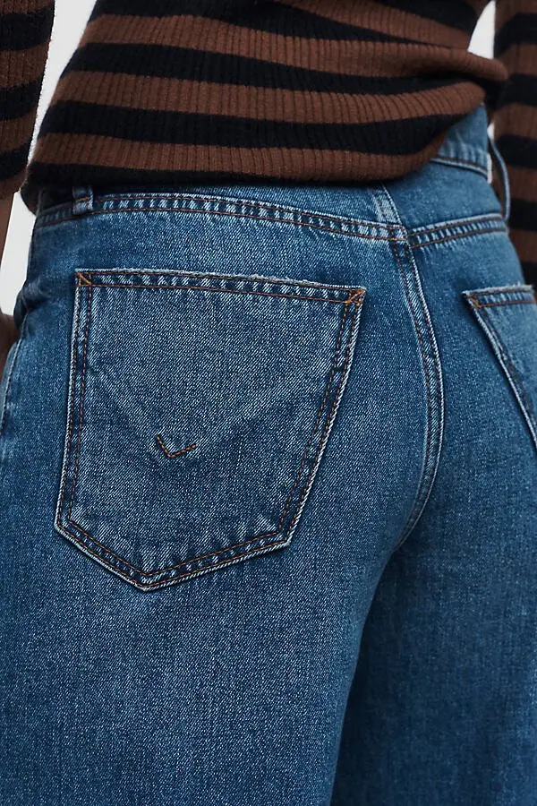 Hudson Jeans Aria High Rise Cuffed Barrel Jeans