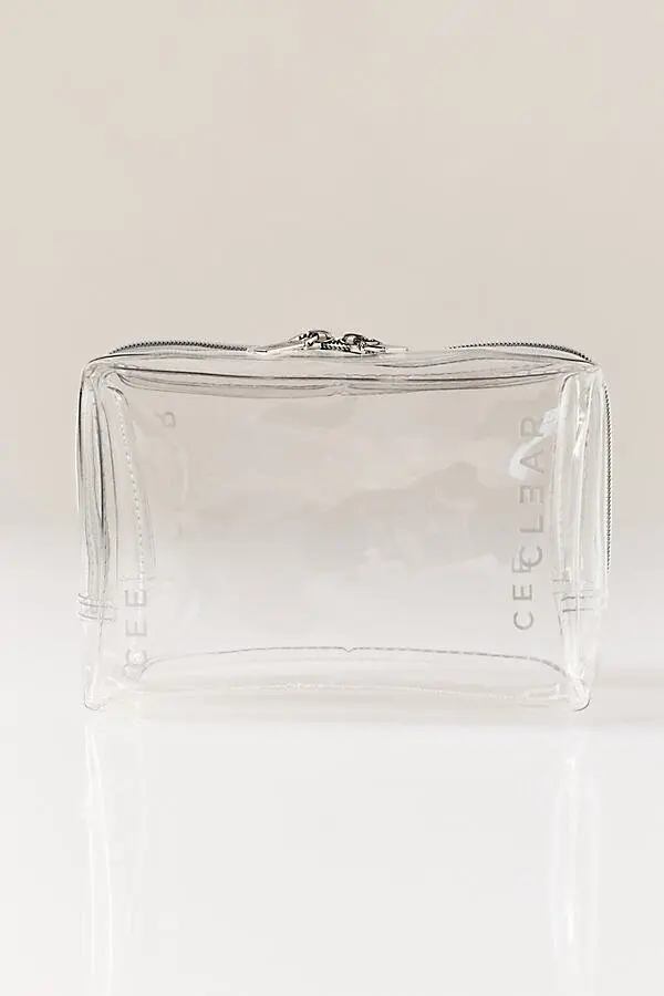Anthropologie Cee Small Cosmetic Bag - Clear
