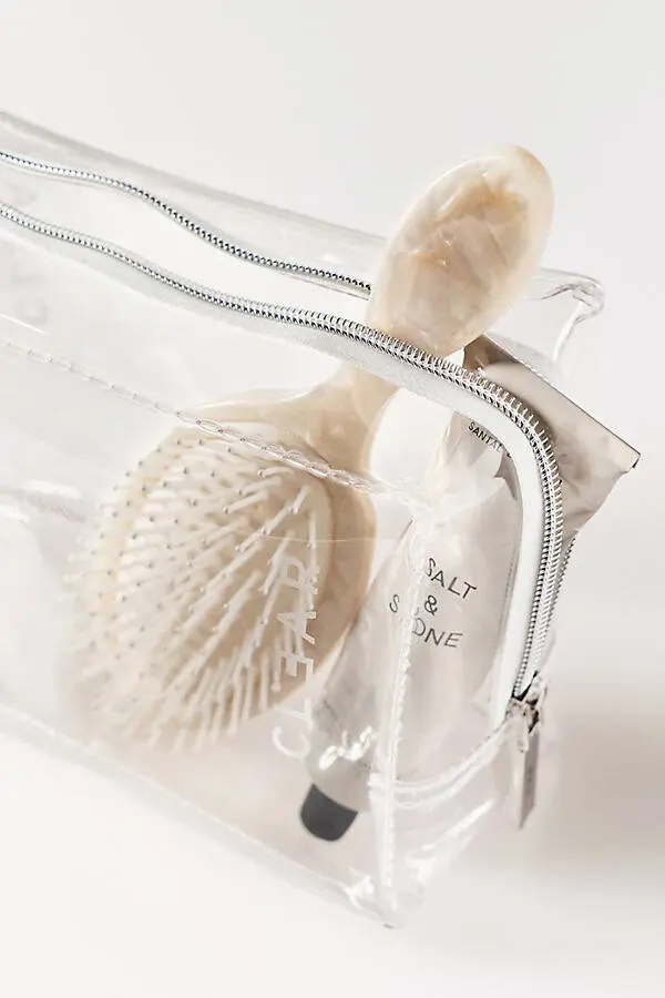 Anthropologie Cee Small Cosmetic Bag - Clear
